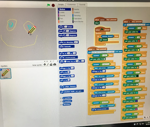 Drawing With Scratch Codingbug