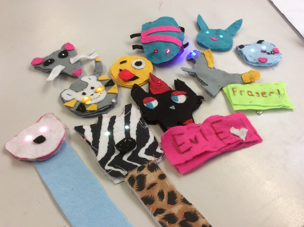 e-Textiles at Learning College | Codingbug