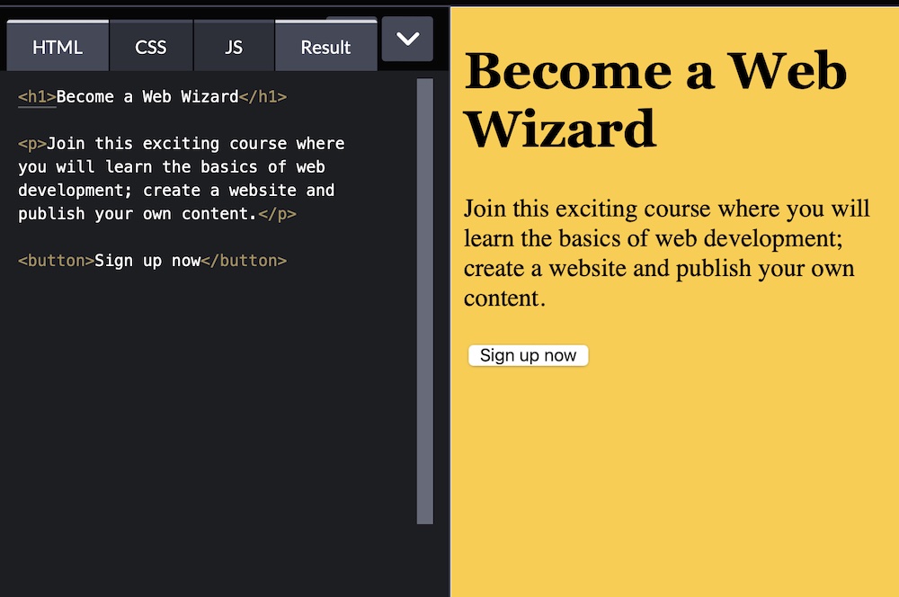 Web Wizards course | Codingbug